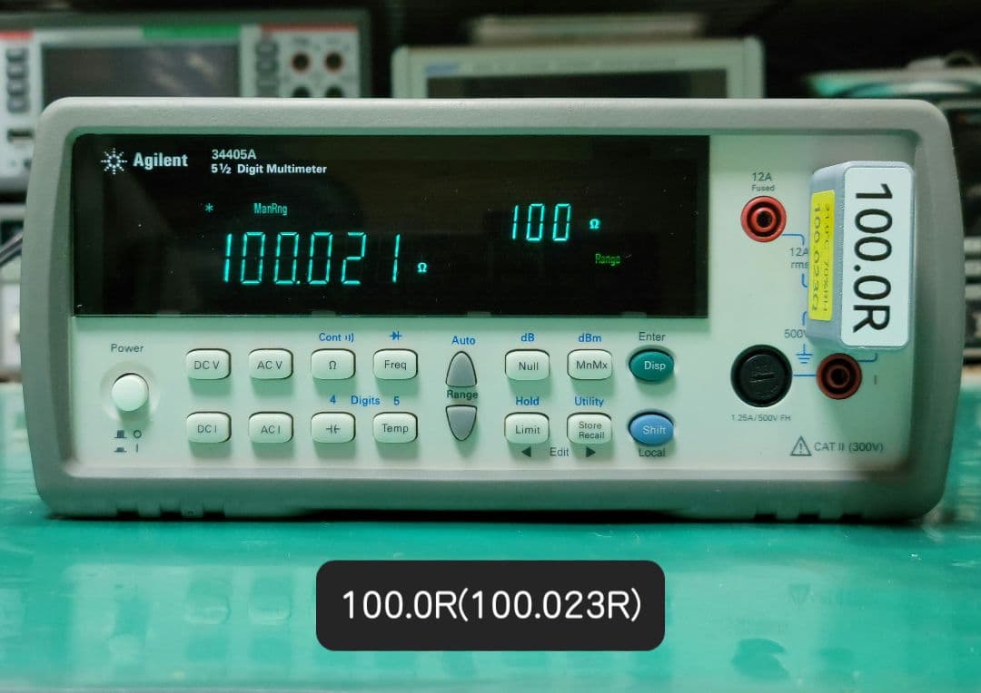Agilent 34405A 5.5桁 デュアルディスプレイ マルチメーター