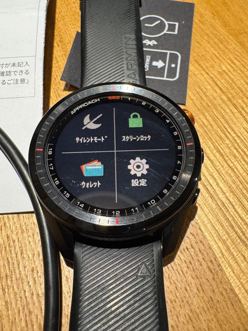 GARMIN APPROACH S62 GPSゴルフナビ 元箱付き
