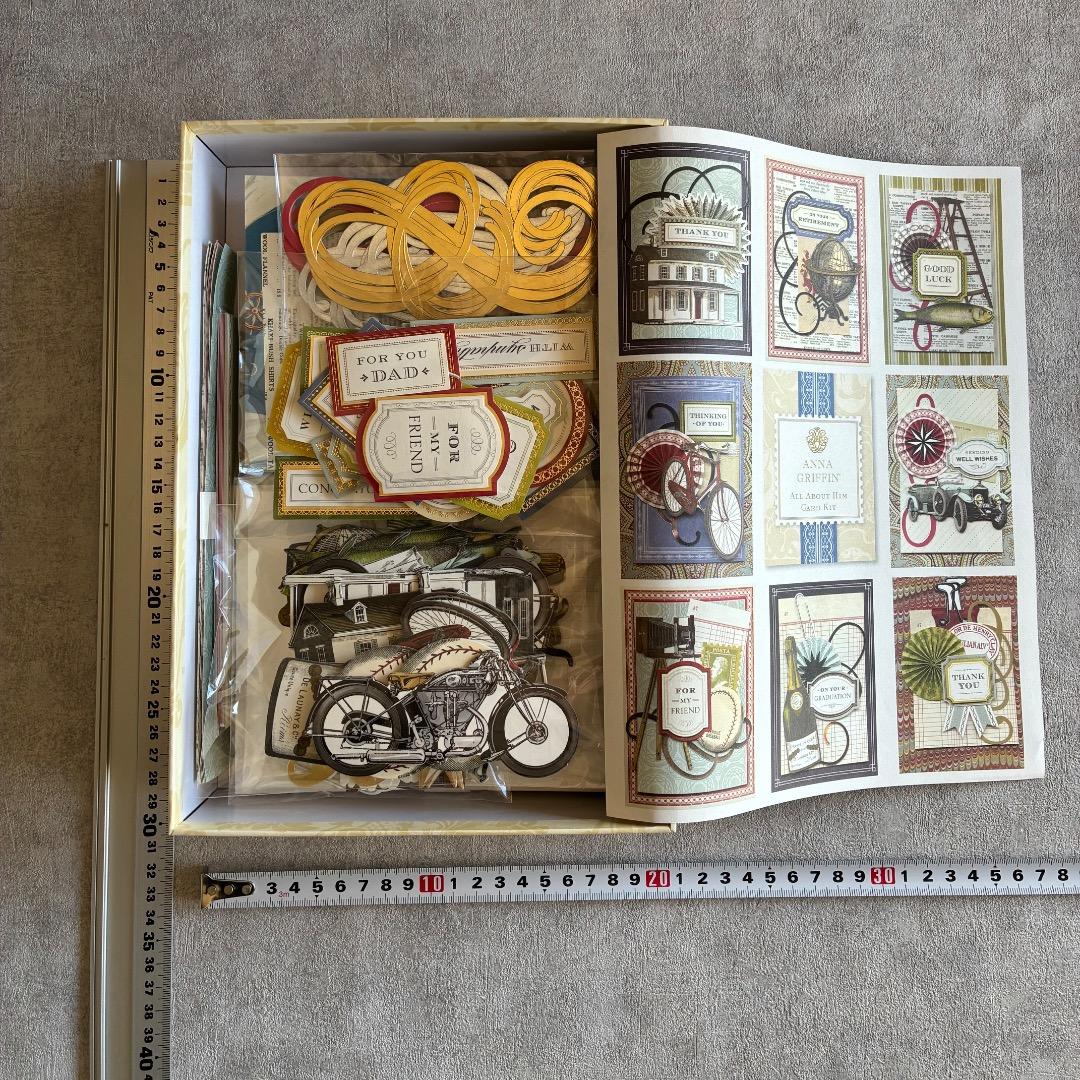 ラッピング・包装 ANNA GRIFFIN ALL ABOUT HIM CARD KIT