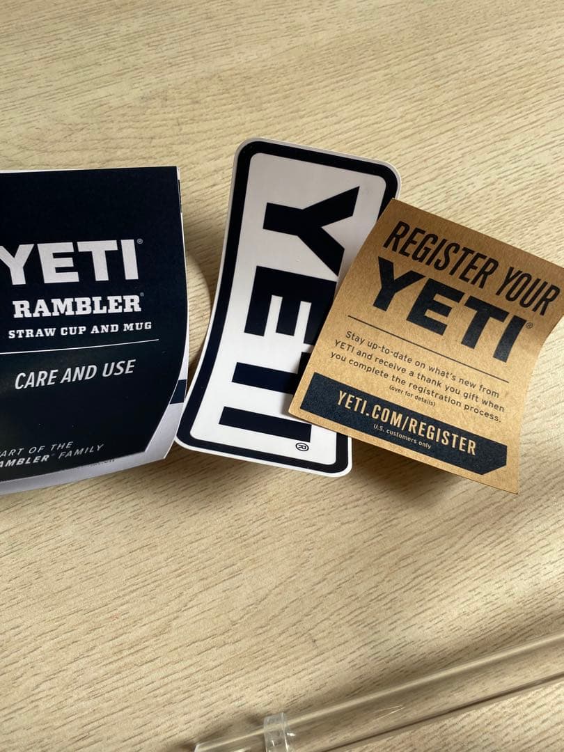 YETI Rambler 25 oz Mug ストローリッド　スライダーリッド付