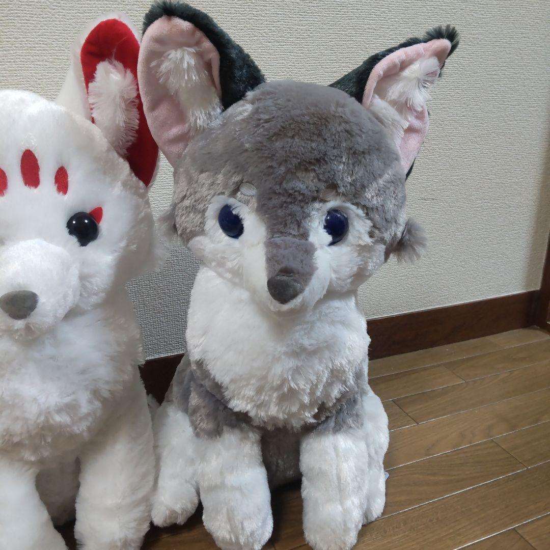 アマテラスのオオカミウルトラBIGぬいぐるみ～テル＆ラックル＆ホロウ～全３種