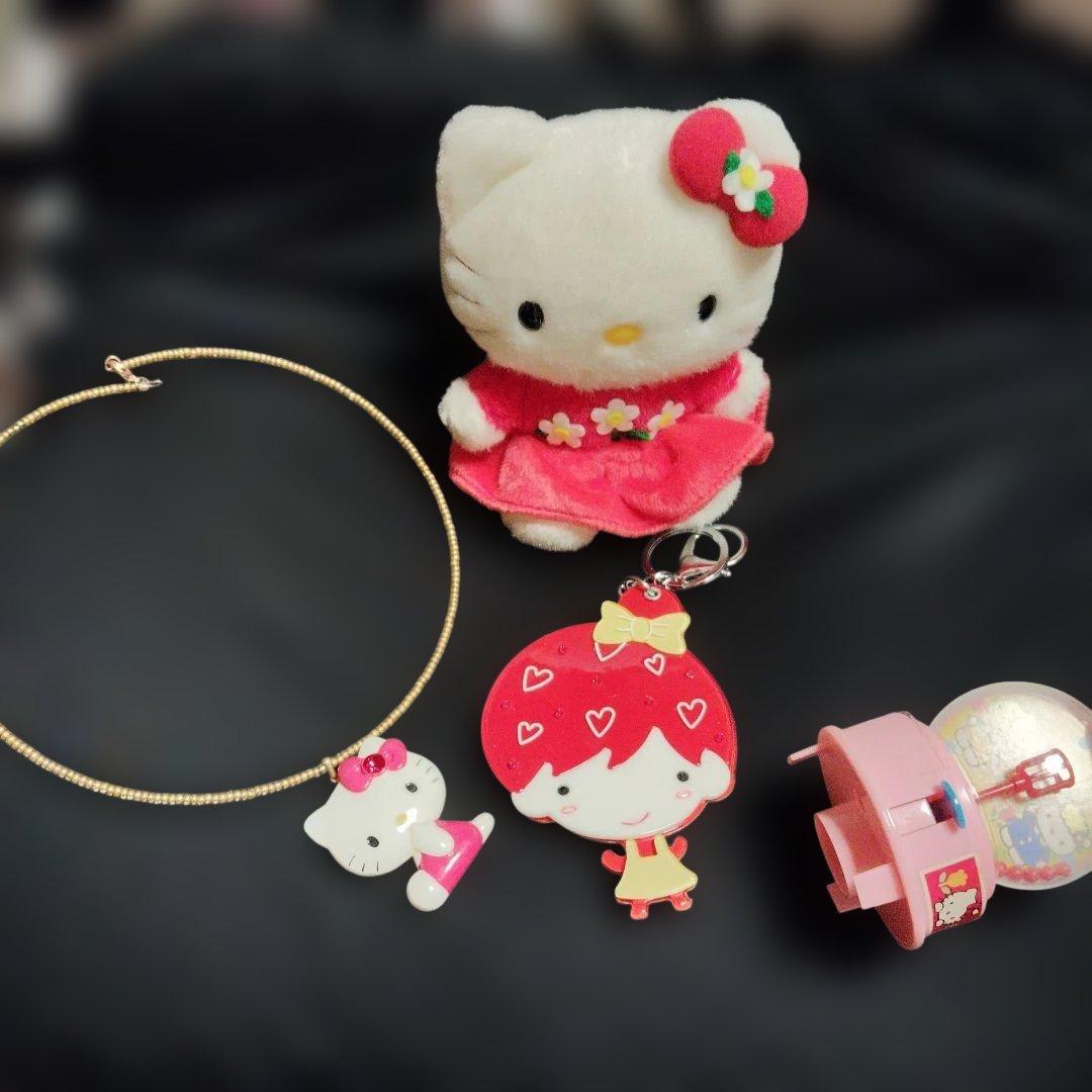 hello Kitty set ハローキティ ストラップとぬいぐるみセット