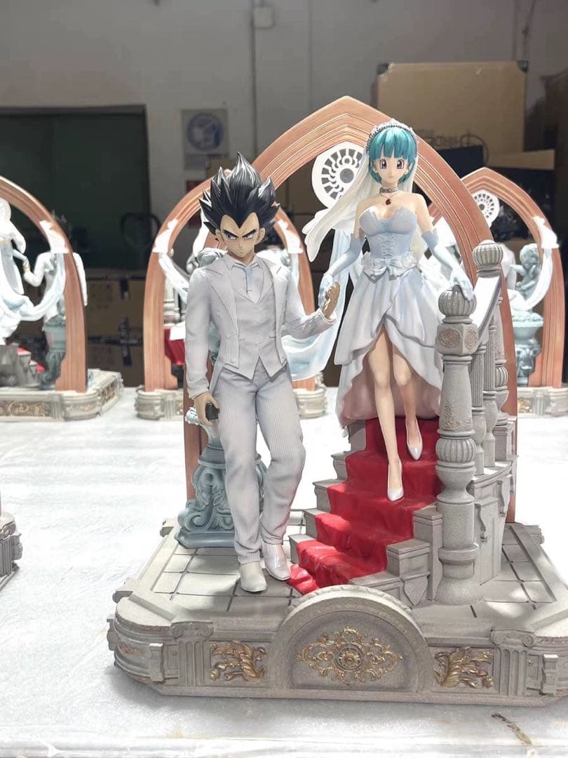 ベジータ＆ブルマ　結婚　ドラゴンボール　フィギュア　ガレージキット１／６スケール