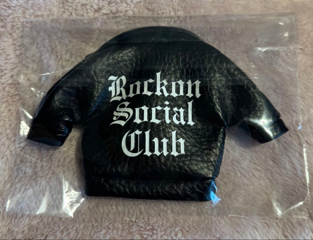 ライダースジャケットキーホルダー Rockon Social Club