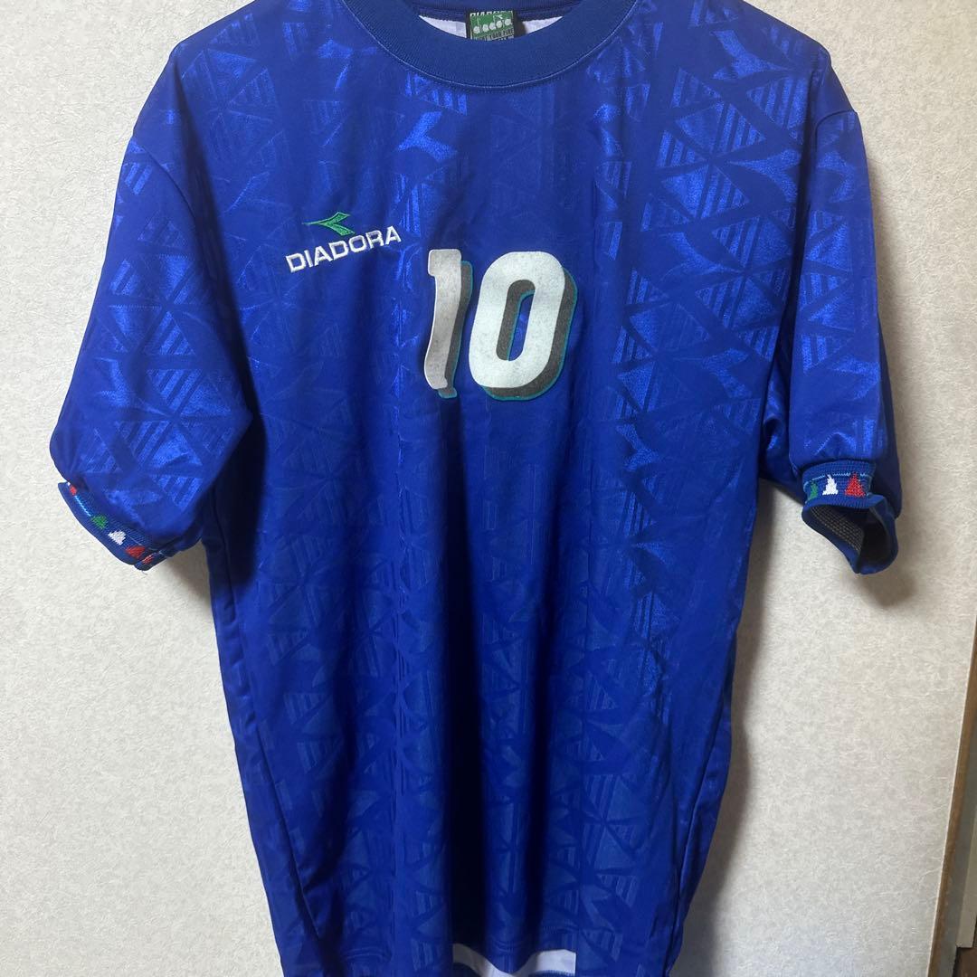 R. BAGGIO ロベルトバッジョ 10 DIADORA サッカー記念ユニ