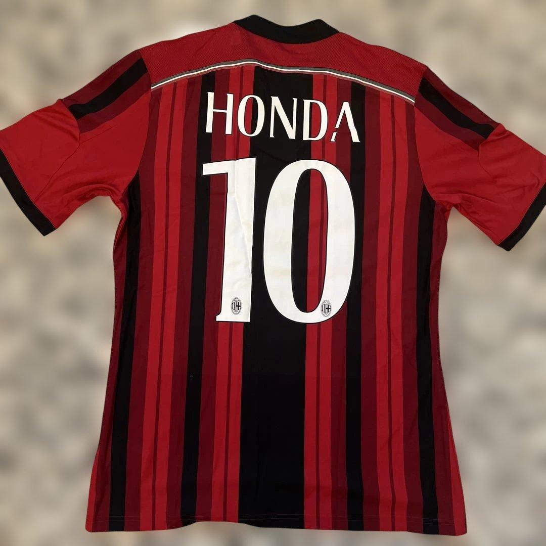 未使用品　adidas ACミラン サッカーシャツ　HONDA 10
