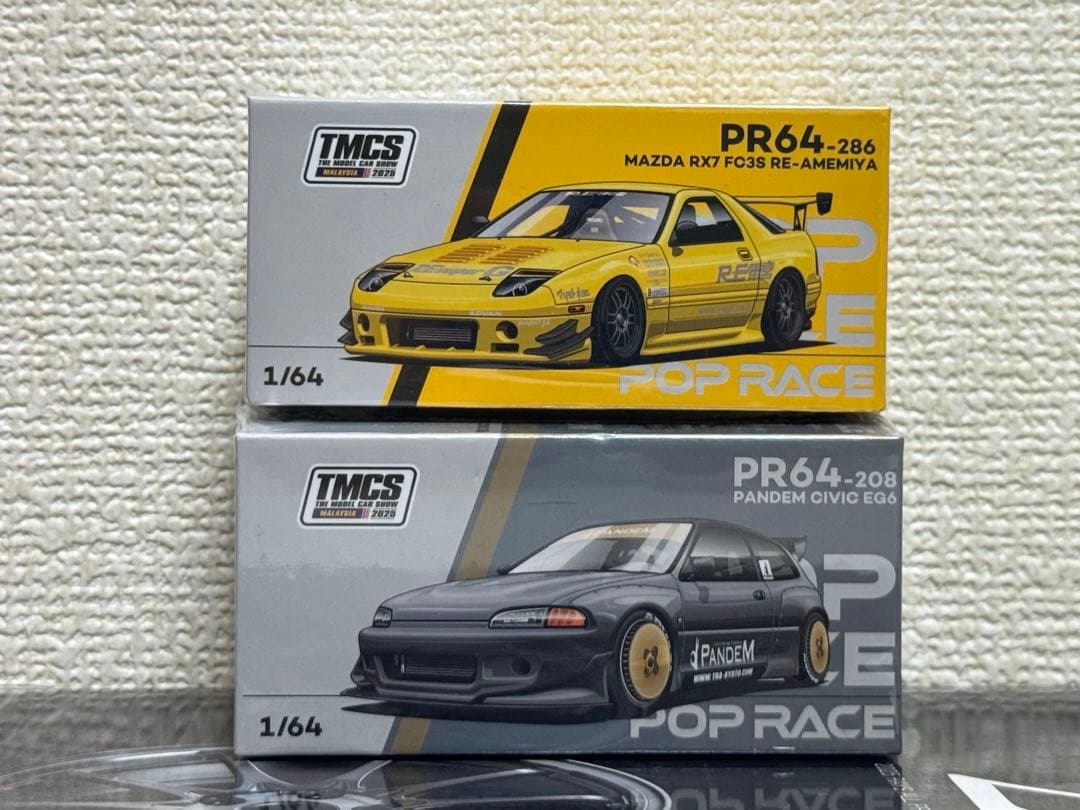 POP RACE 1/64 EG6 RX-7 FC3S TMCS限定セット