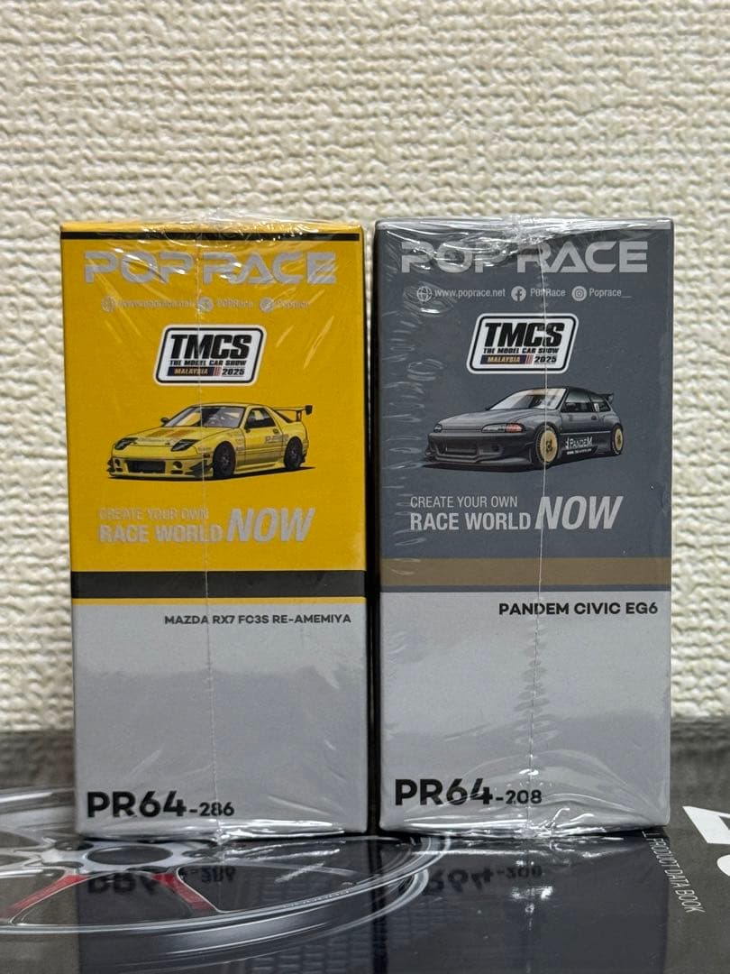 POP RACE 1/64 EG6 RX-7 FC3S TMCS限定セット