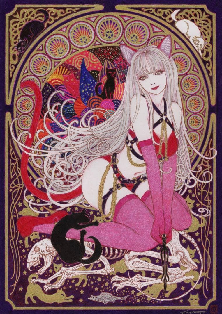 魔法使いの猫　Witch's Cat