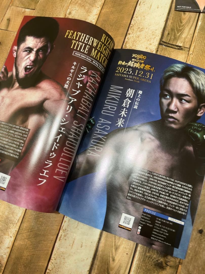 【激レア！】RIZIN 師走の超強者10ANNIVERSARY VIP席限定特典