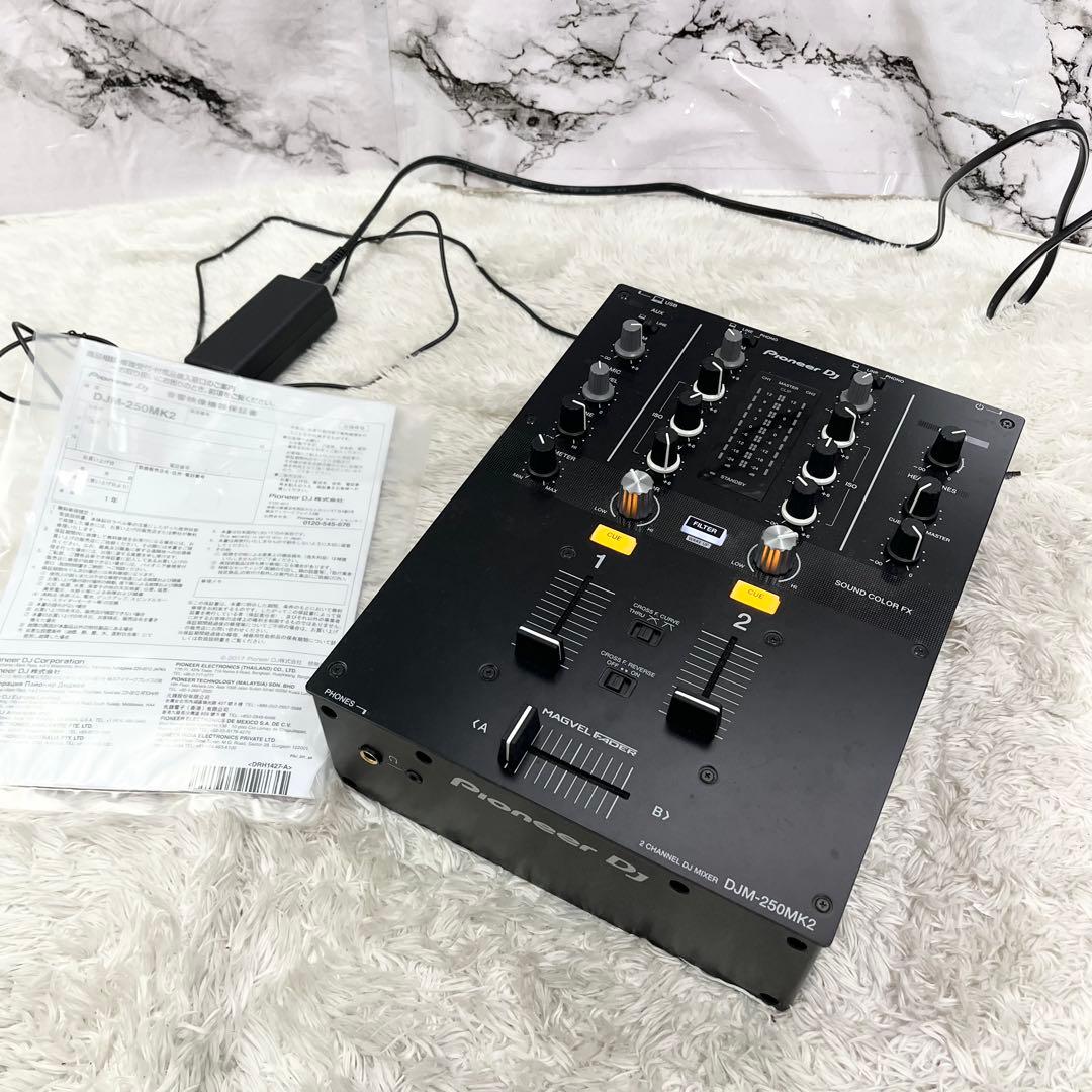 Pioneer DJ DJM-250MK2 2チャンネルDJミキサー
