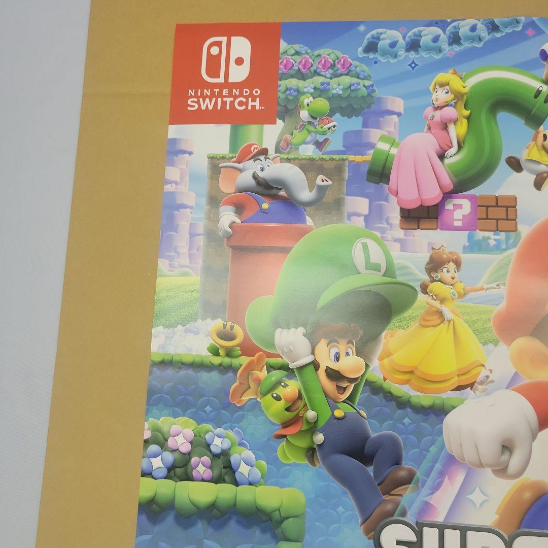 【非売品】任天堂スイッチ　スーパーマリオブラザーズ・ワンダー　ポスター２枚セット