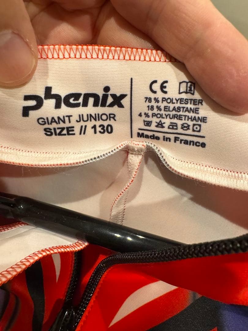 新品未使用！Phenix GS suits 130cm ワンピース FISマーク