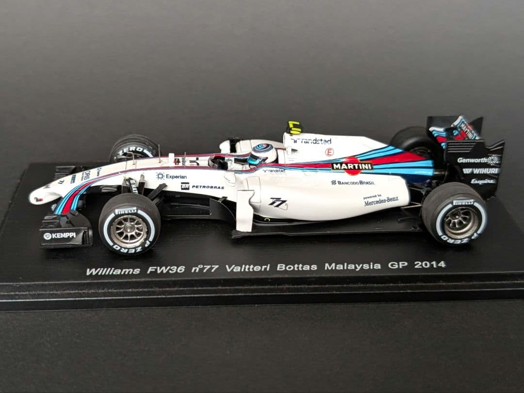 鈴鹿サーキット特注 1/43 ウィリアムズ FW36 V.ボッタス 2014