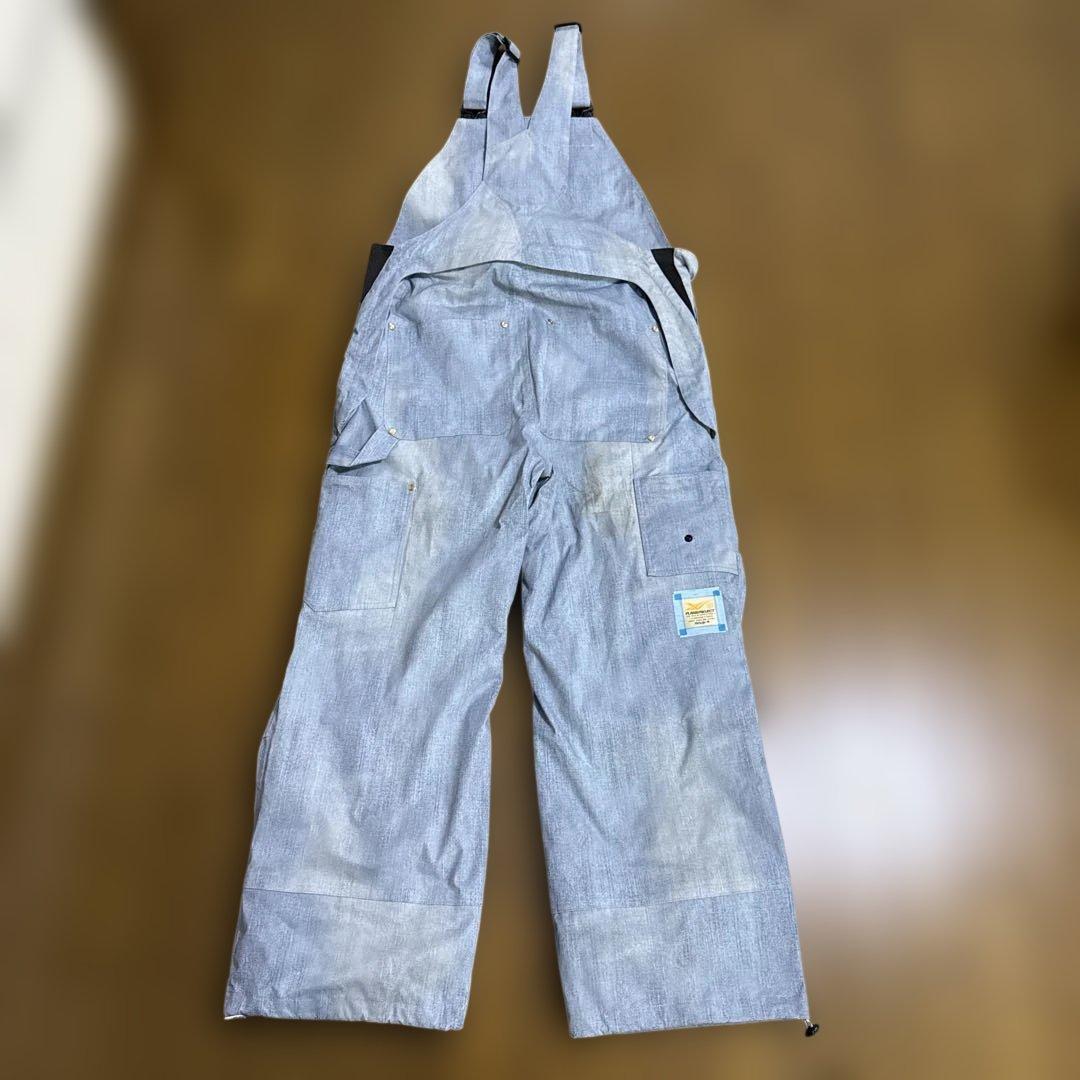 23-24 MOUNTAIN ROCK STAR ビブパンツDENIM Mサイズ