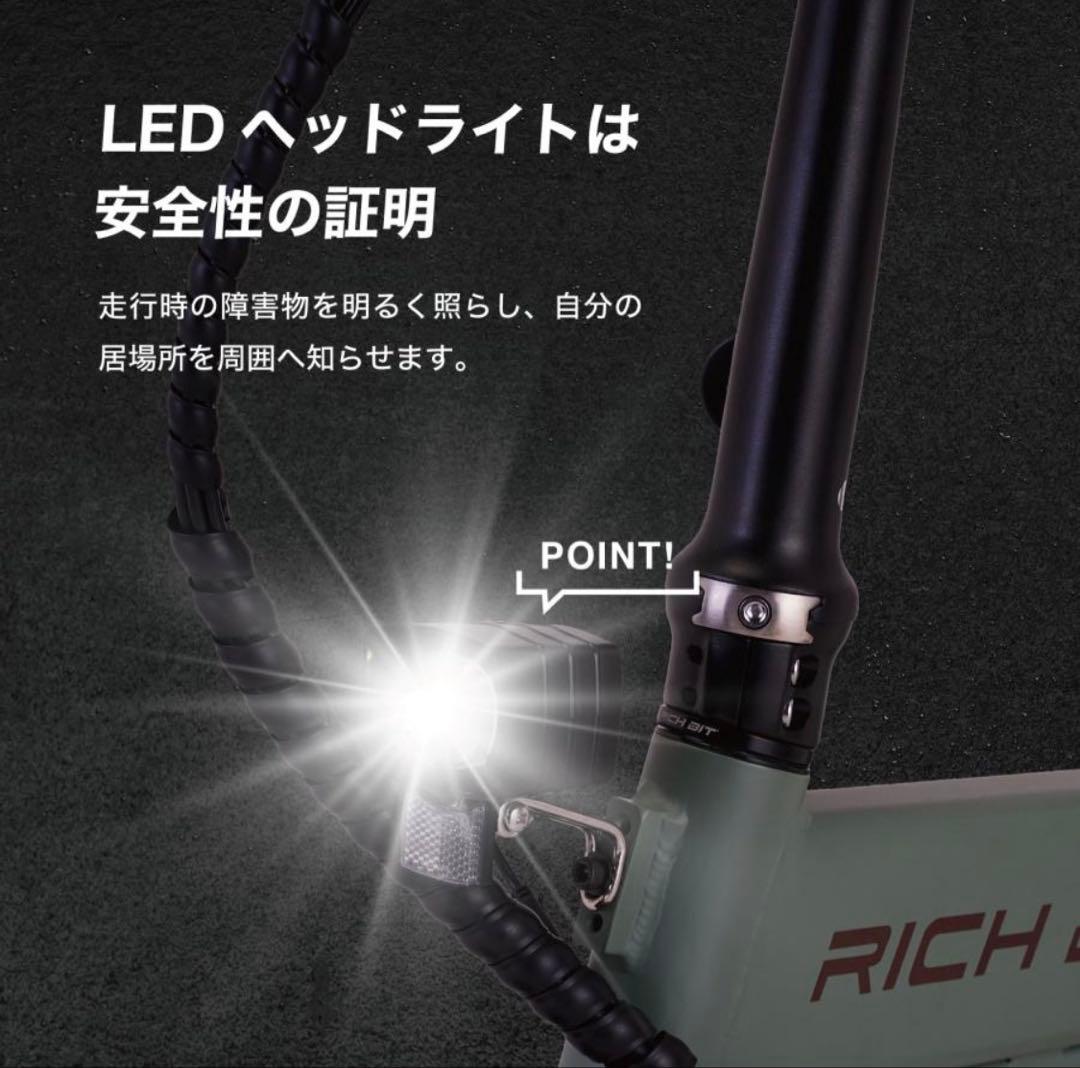 RICH BIT CITI リッチビットシティ折りたたみ電動アシスト自転車