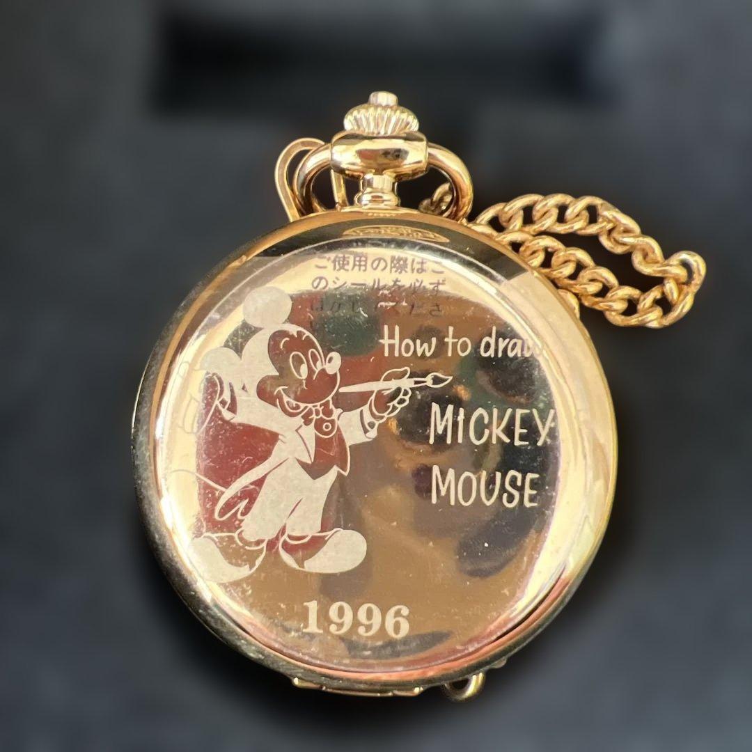 その他 Disney Mickey Mouse Pocket Watch 1996