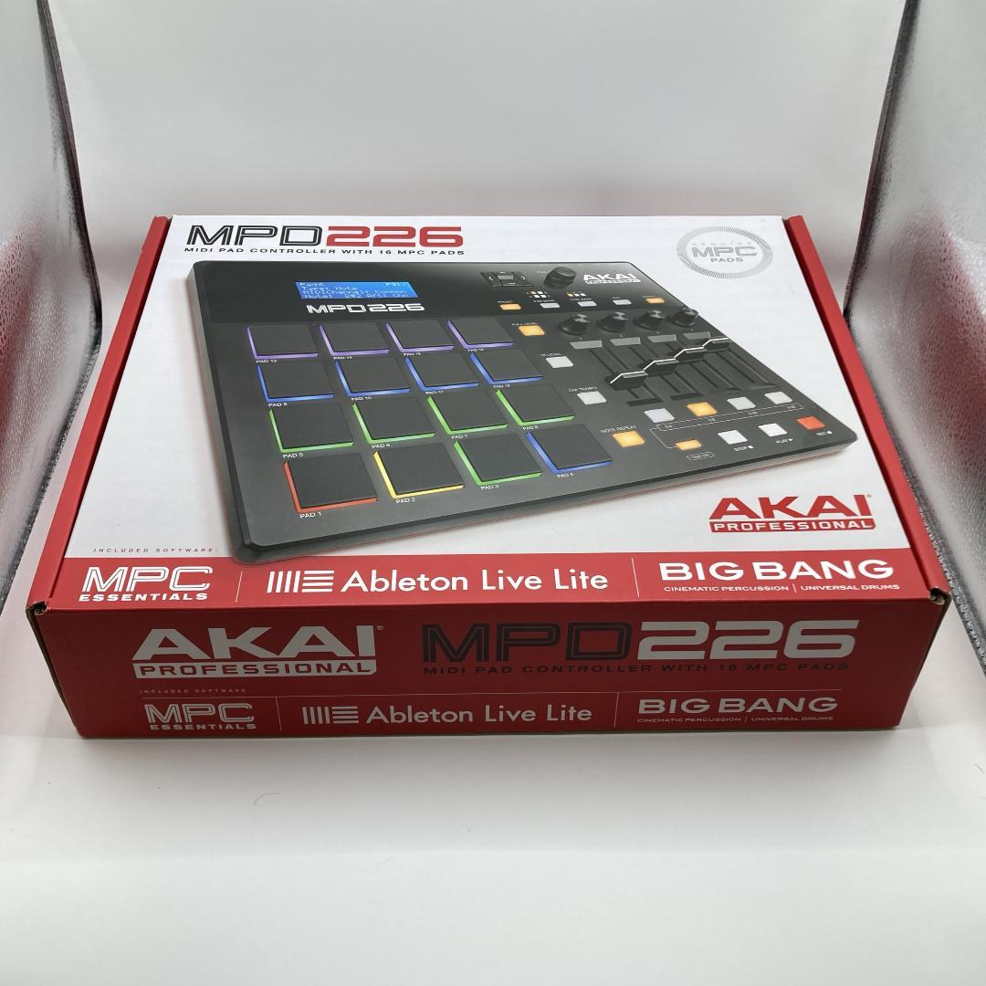AKAI MPD226 MIDIパッド 動作良好 箱・USBケーブル付 DTM