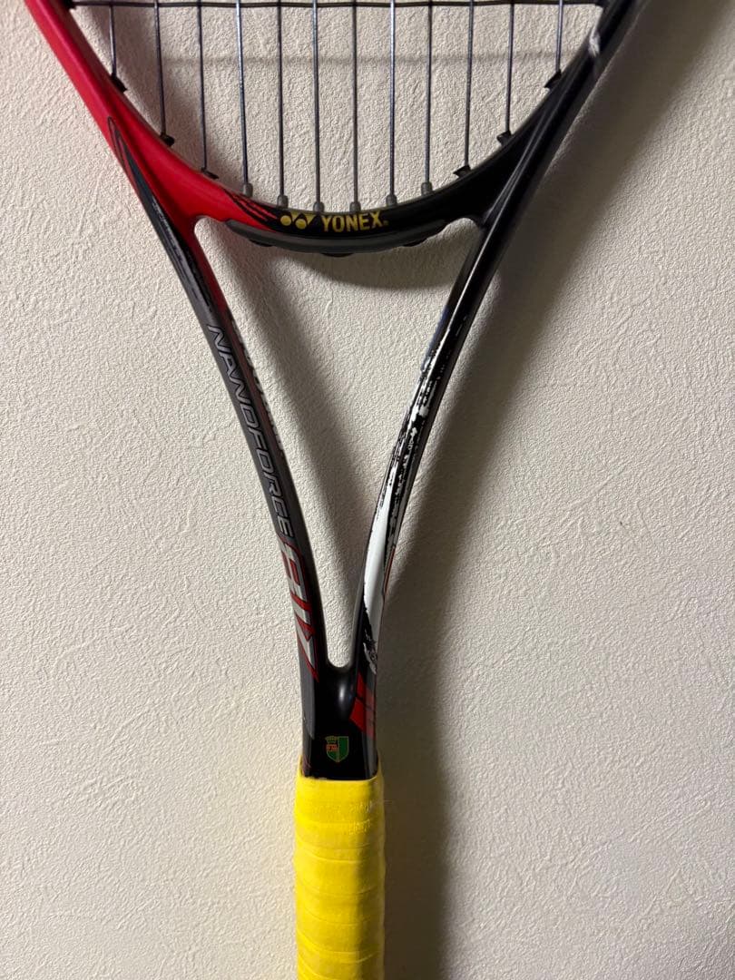 YONEX ナノフォース8V 赤 ソフトテニス UL1