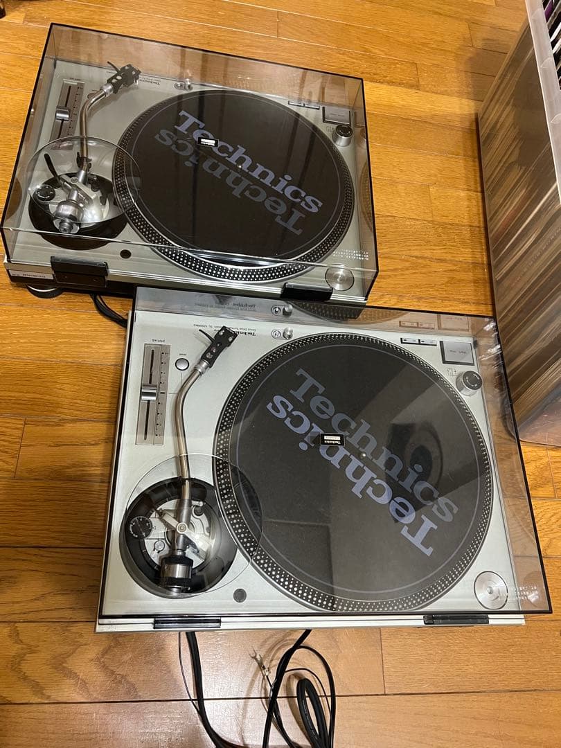 Technics SL-1200 MK5 ターンテーブル カバー付き 美品 2台