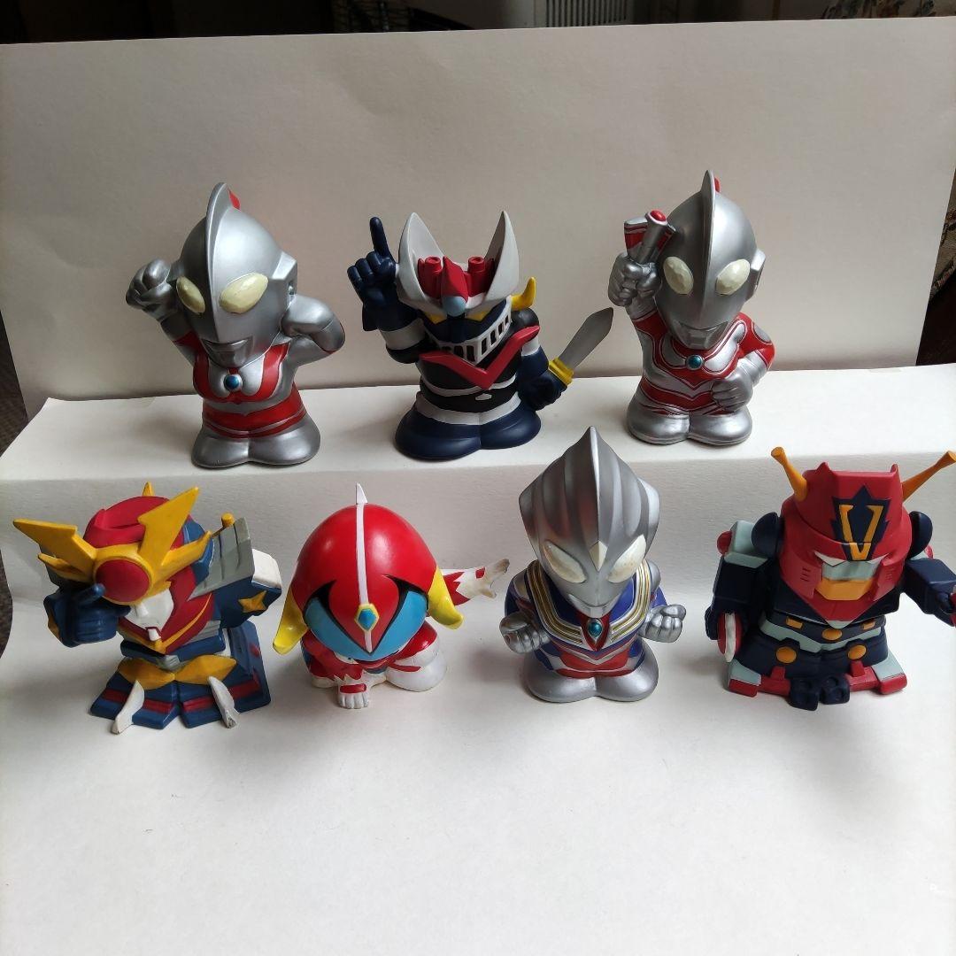 ウルトラマン フィギュア 貯金箱７体セット　レトロ　値下げ致しました。