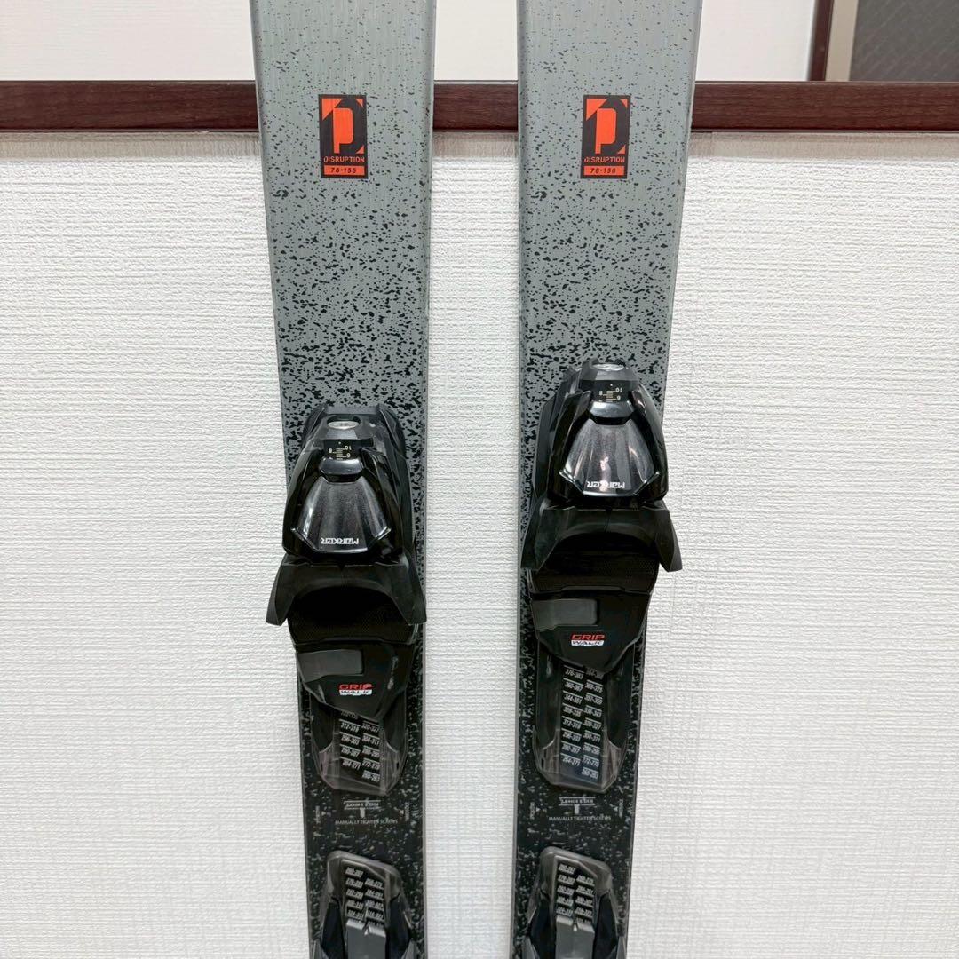 K2 DISRUPTION 76 156cm MARKER M2 スキーセット