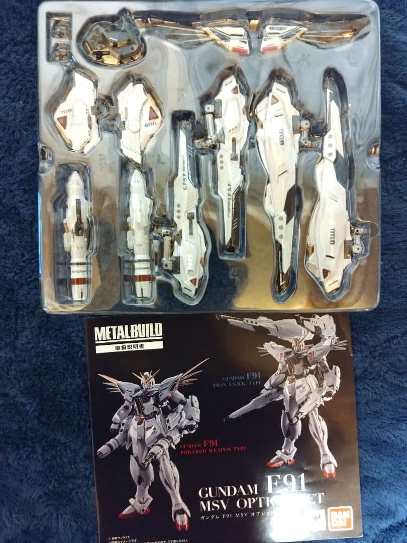 美品　L BUILD GUNDAM F91 オプションセット付き