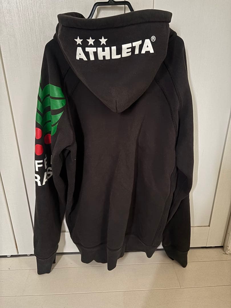 上下セット☆セットアップ☆ATHLETA フルジップパーカー Oサイズ 黒