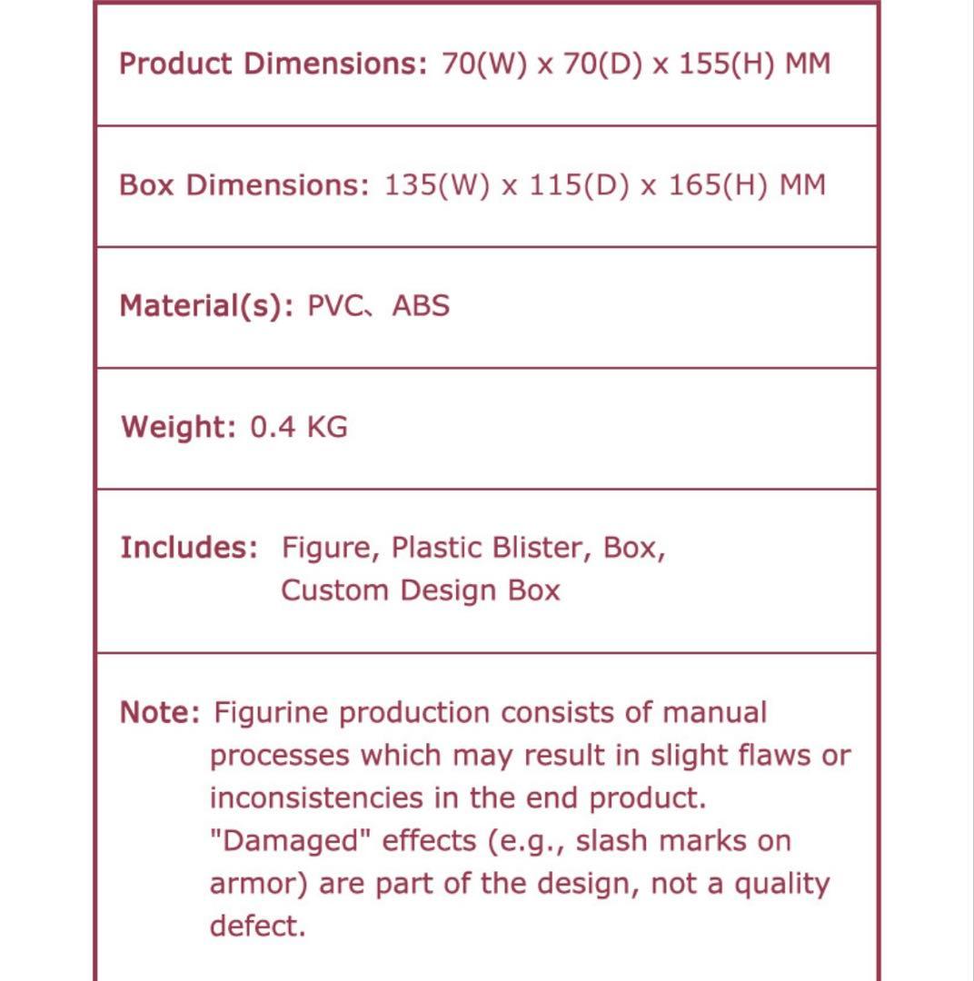 【公式限定品】 ロードモバイル 薔薇の騎士 ジョアン 勝利Ver. フィギュア