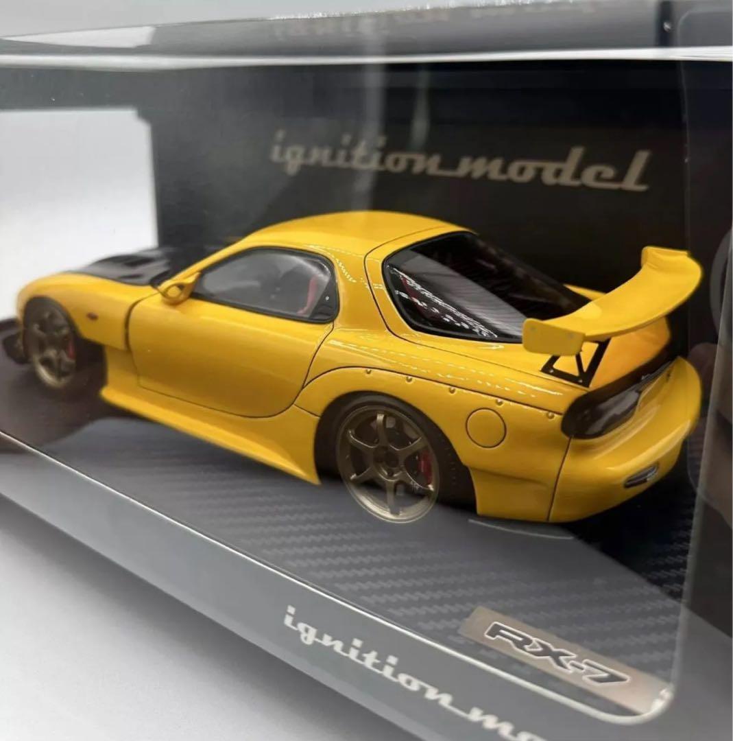 ミニカー Mazda RX-7 IG2228 (FD3S) Yellow 1/18
