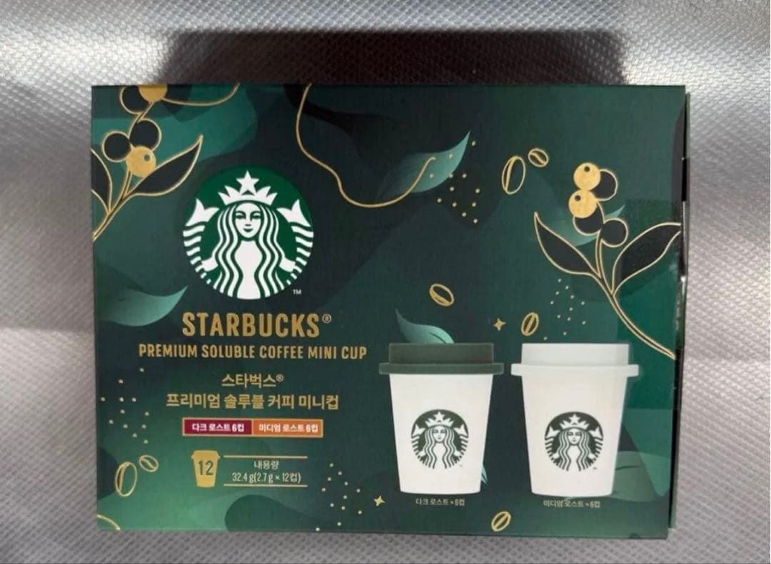 韓国限定　スタバ★ プレミアムインスタントコーヒー ミニカップ 12個入りx2