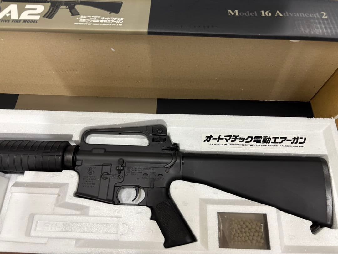 未使用 東京マルイ COLT M16 A2 オートマチック 電動エアガン