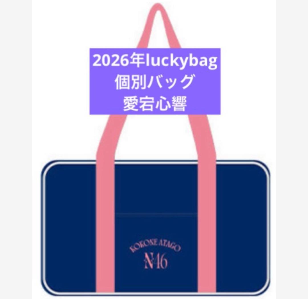 乃木坂46　限定 愛宕心響　個別バッグ　バック　2026 luckybag