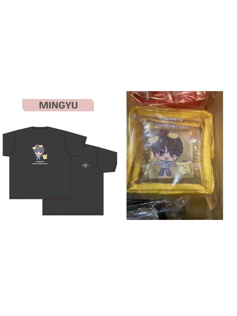 seventeen sanrio サンリオ コラボ Tシャツ ポーチ