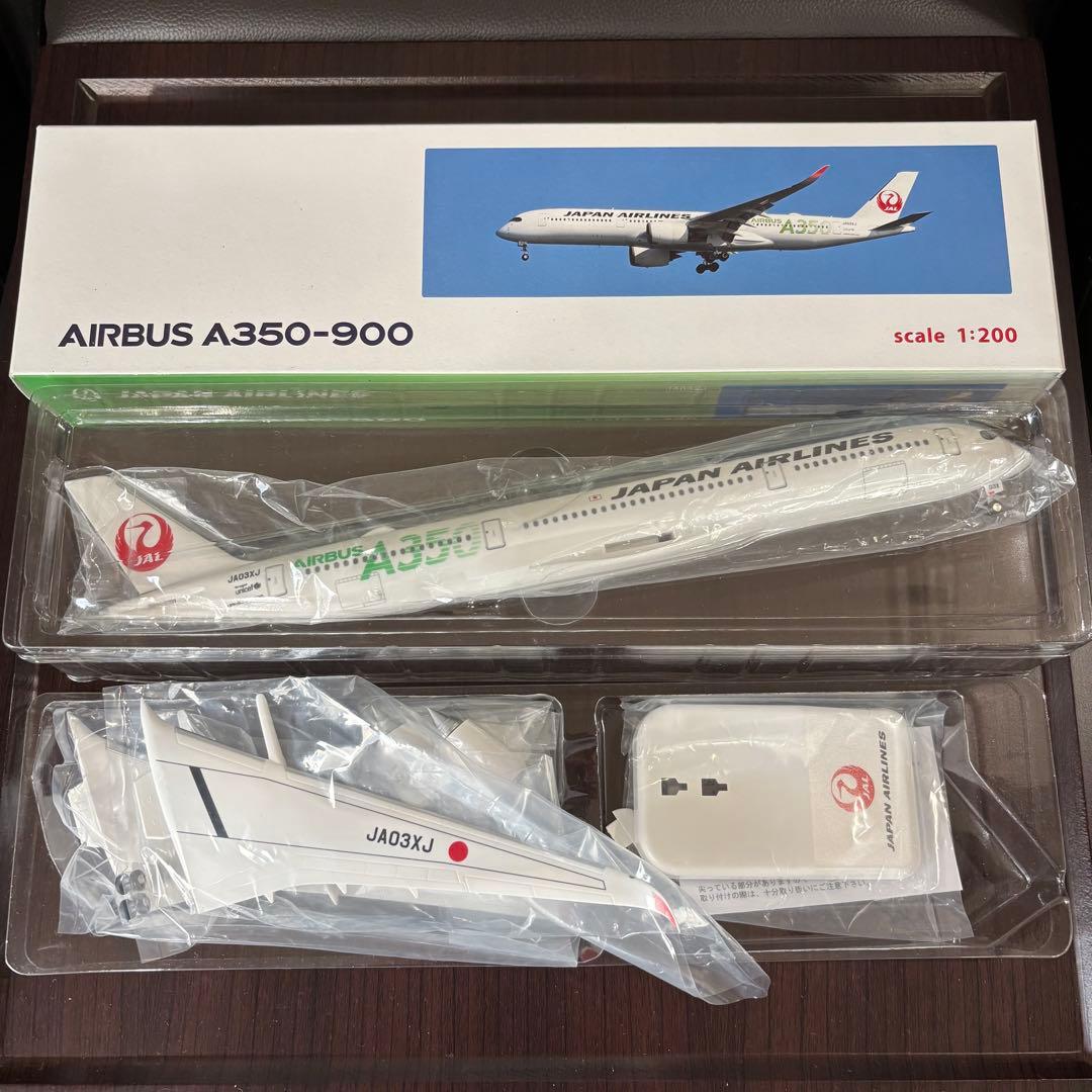 美品 日本航空 AIRBUS A350-900 1/200スケール JA03XJ