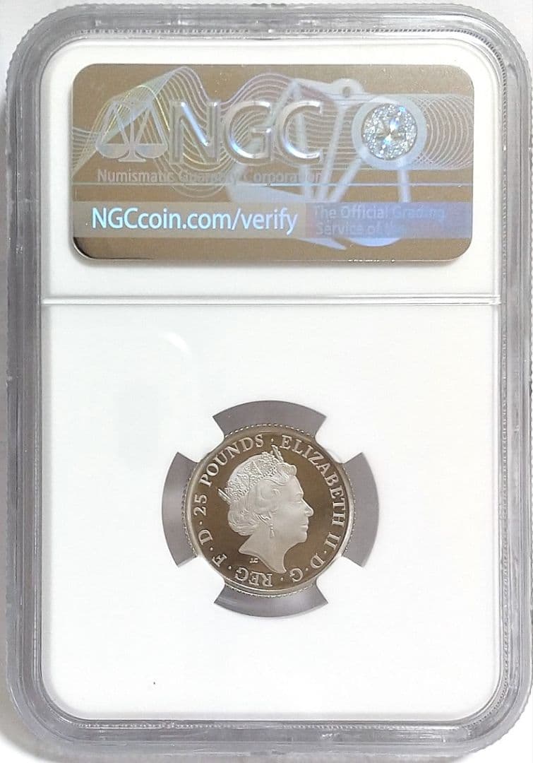2017年 イギリス ブリタニア 1/4オンス プラチナ貨 NGC PF70UC