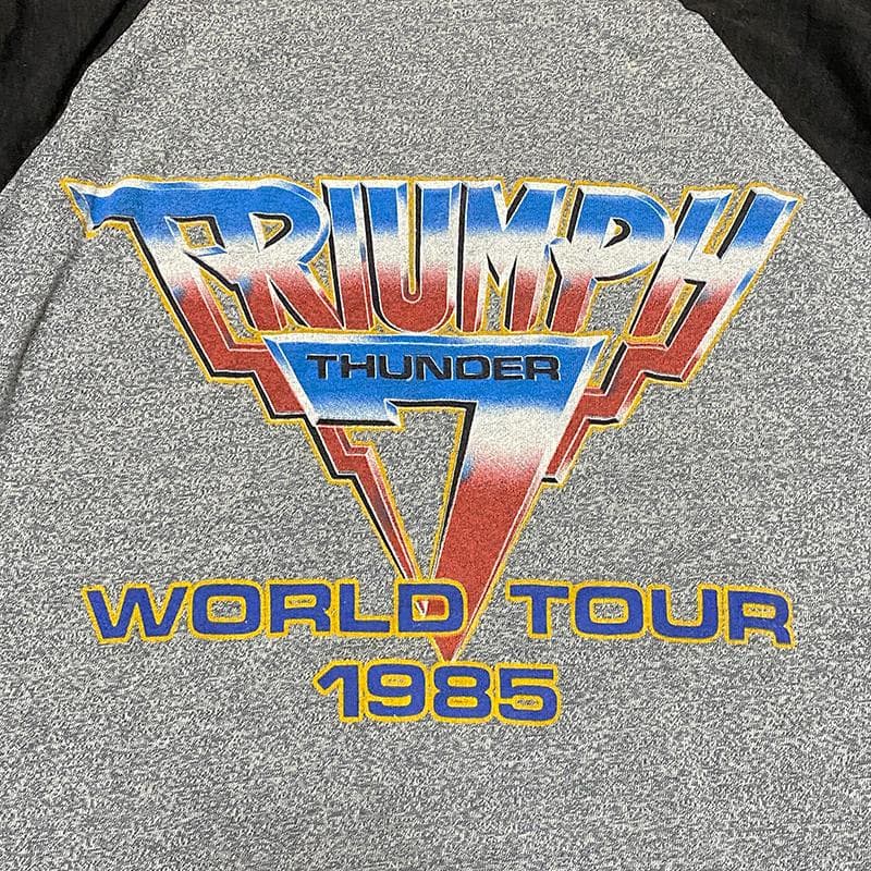 80年代ヴィンテージ TRIUMPH THUNDER SEVEN Tシャツ