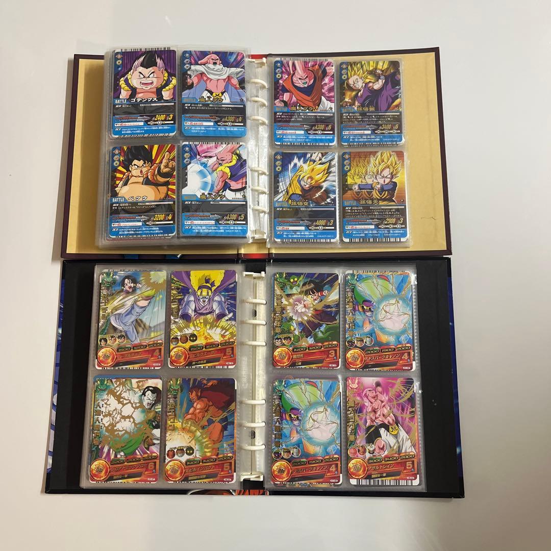 ドラゴンボールヒーローズ　爆裂インパクト　データカードダス引退品　バインダー付き