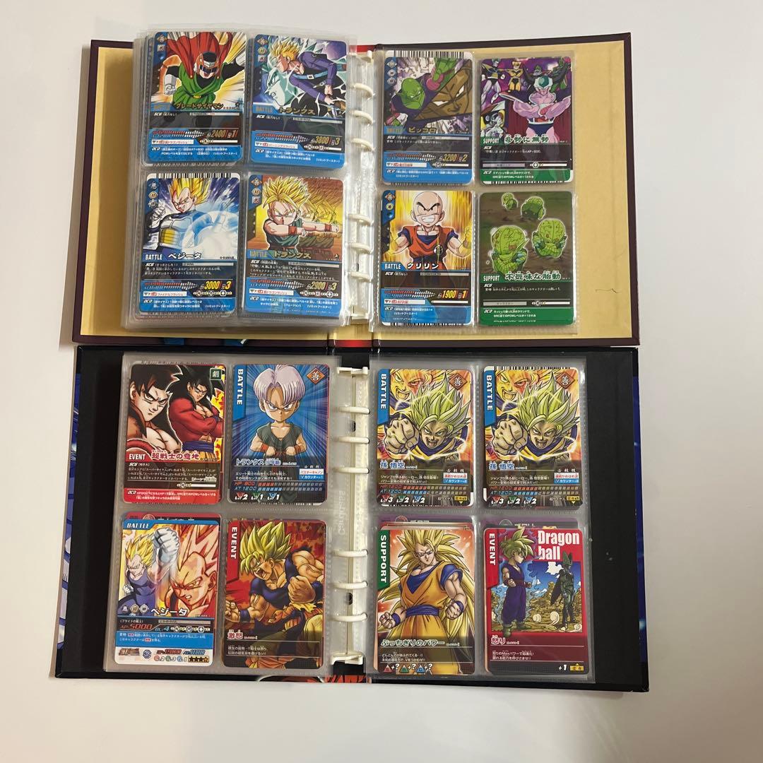 ドラゴンボールヒーローズ　爆裂インパクト　データカードダス引退品　バインダー付き