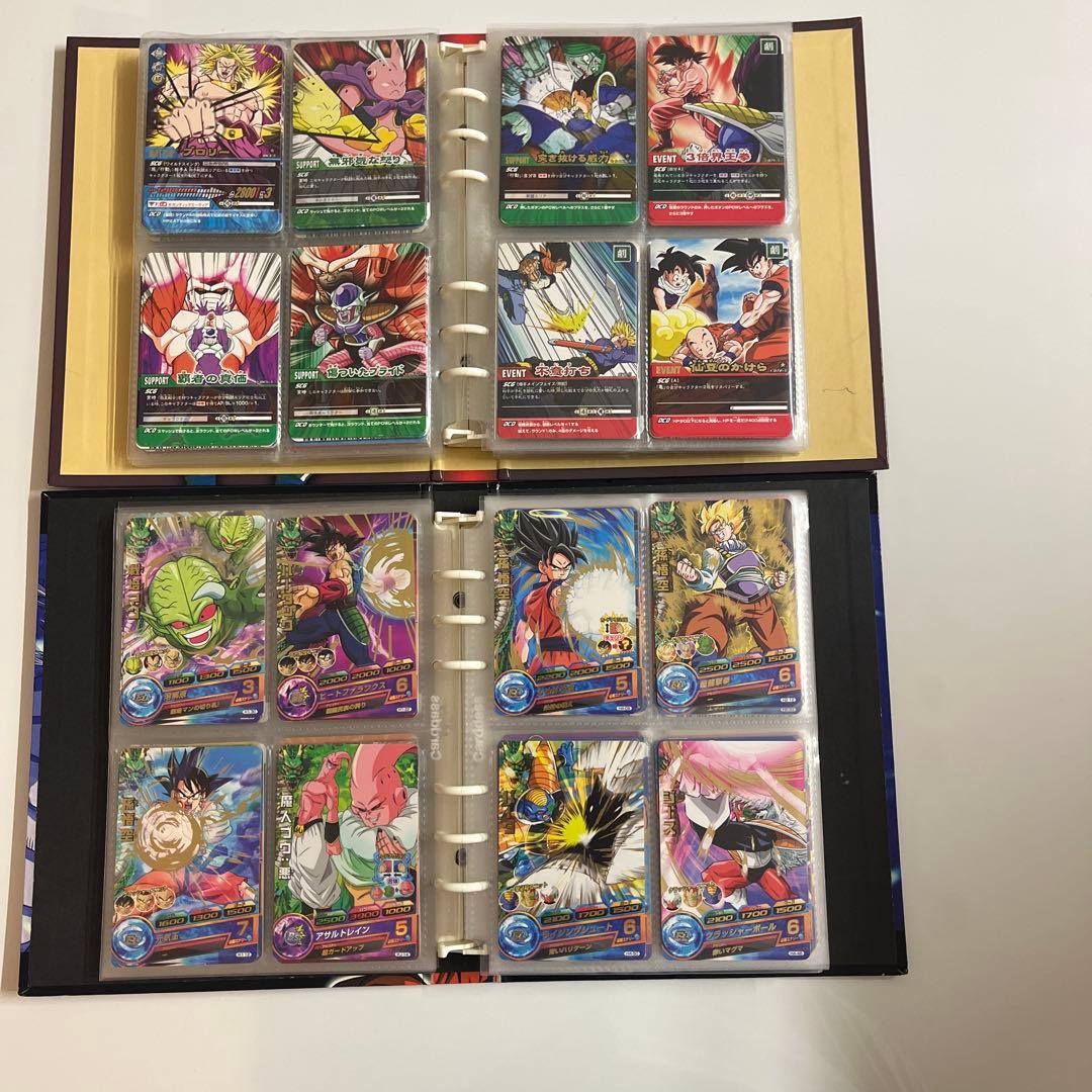 ドラゴンボールヒーローズ　爆裂インパクト　データカードダス引退品　バインダー付き