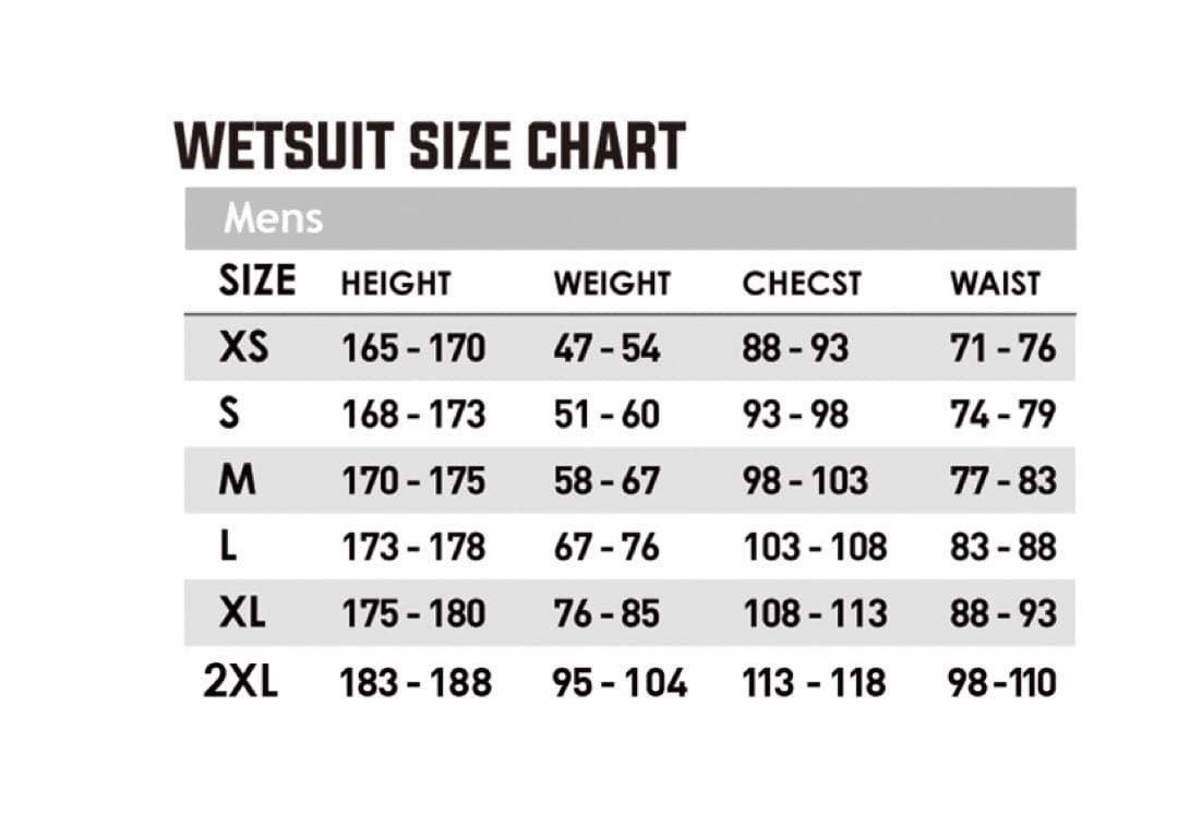 O&E WETSUITS MENS SPRING SUIT 2/2mm｜メンズM