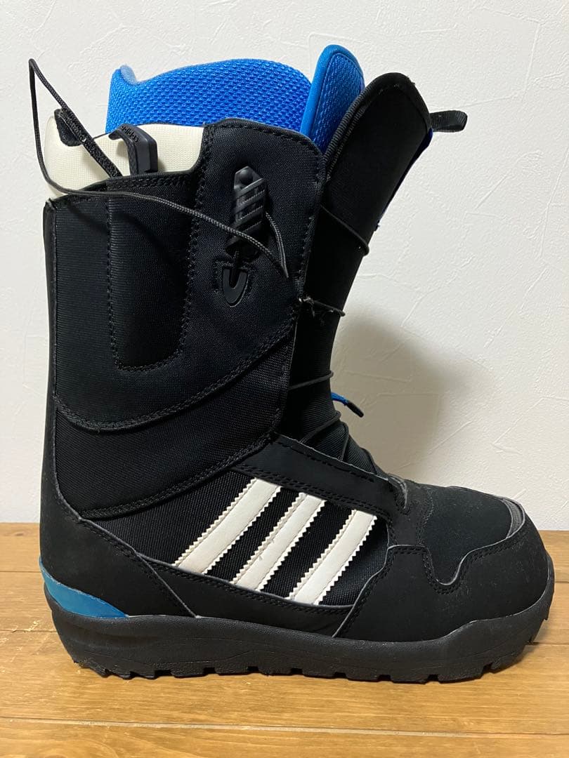 美品 adidas スノーボードブーツ ZX500 27cm 黒/青