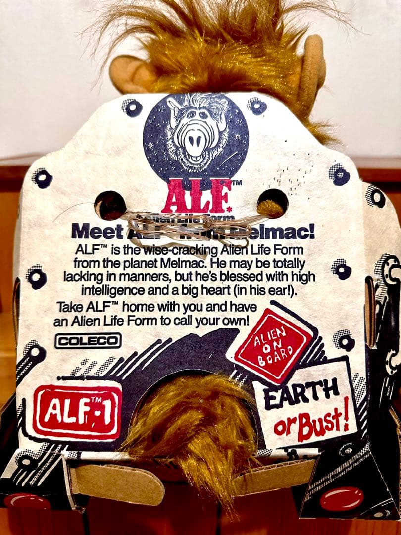 [超希少] ALF アルフ 1986年製 タグ&箱付き ぬいぐるみ ヴィンテージ