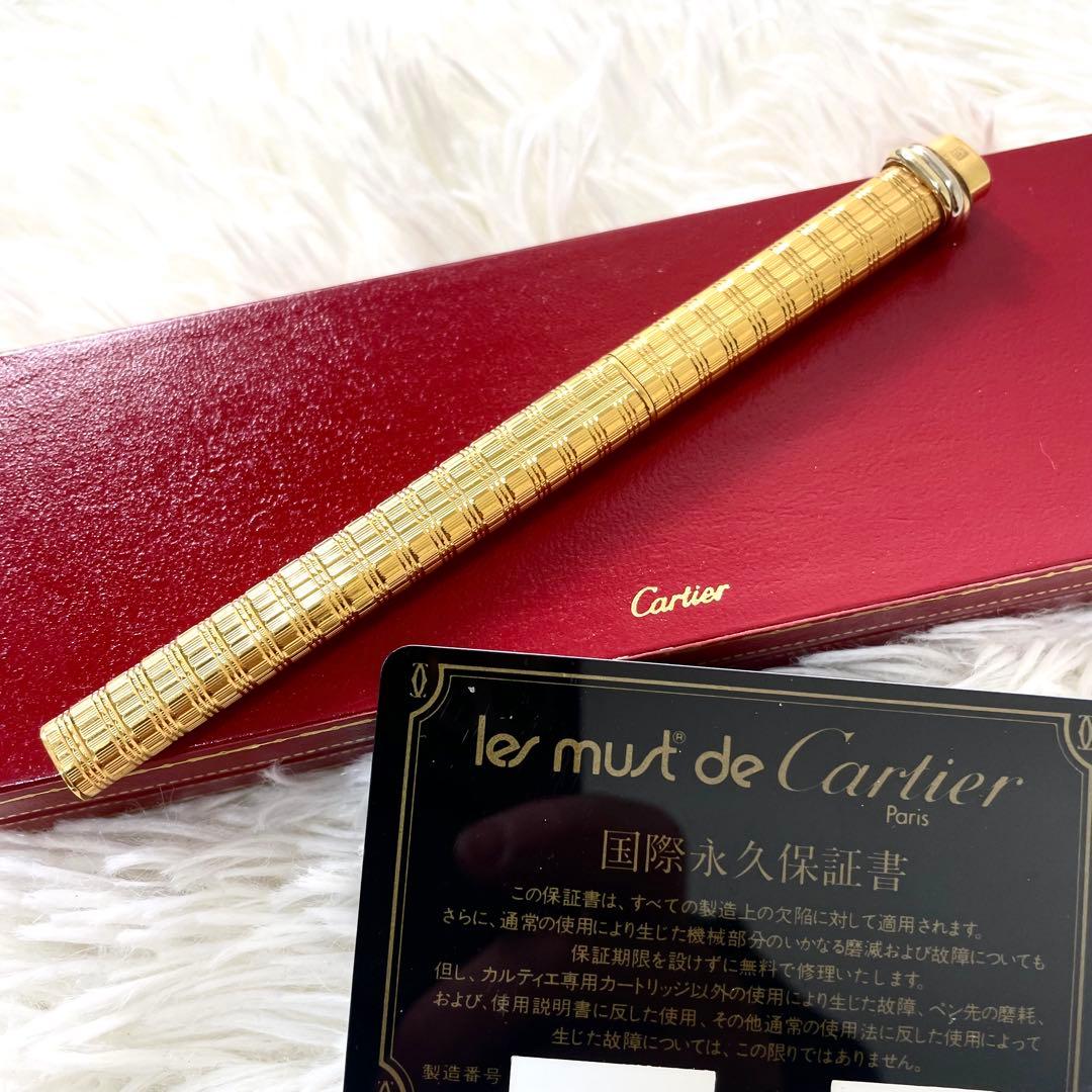 Cartier カルティエ ボールペン トリニティ　ゴールド　保証書付き