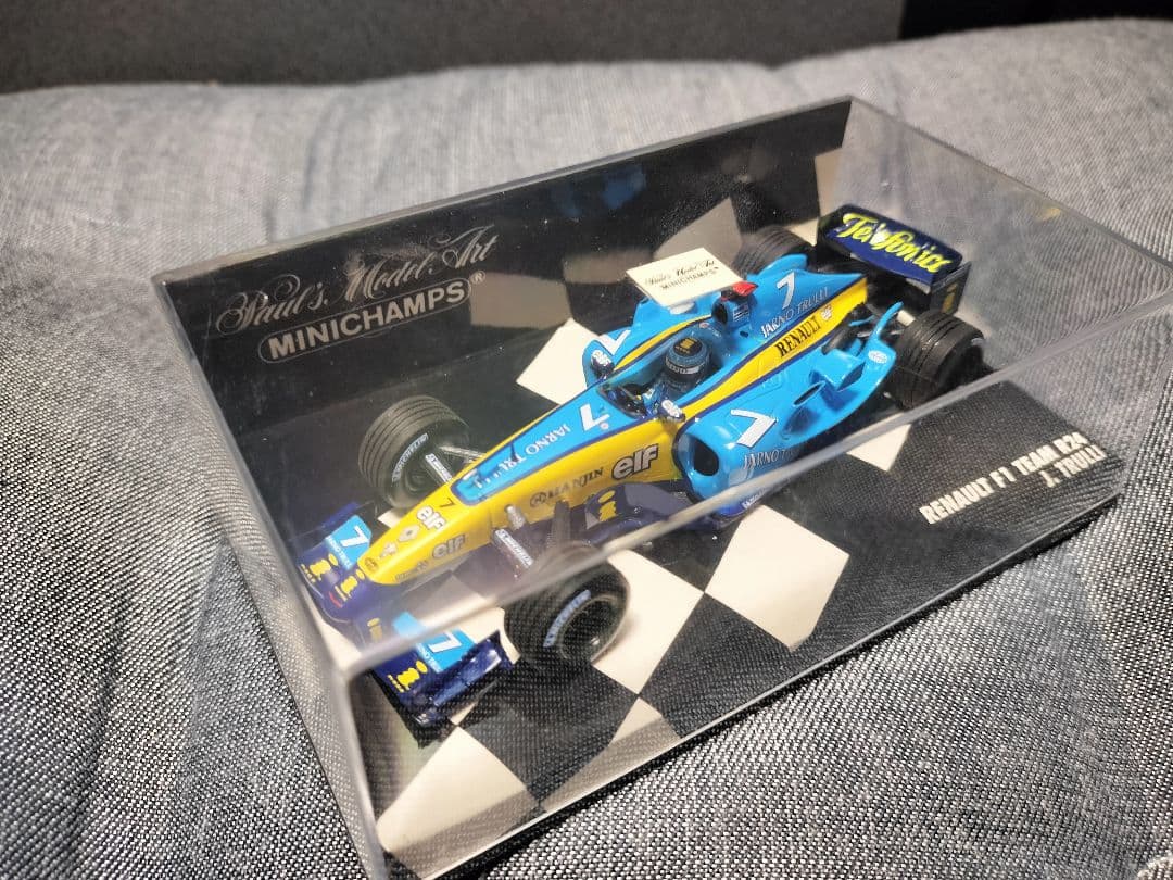 スポーツ 1/43 minichamps Renault F1 R24 J.Trulli
