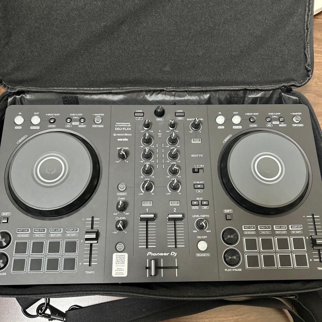 Pioneer DDJ-FLX4/DDJ-400 持ち運び用ケース付き