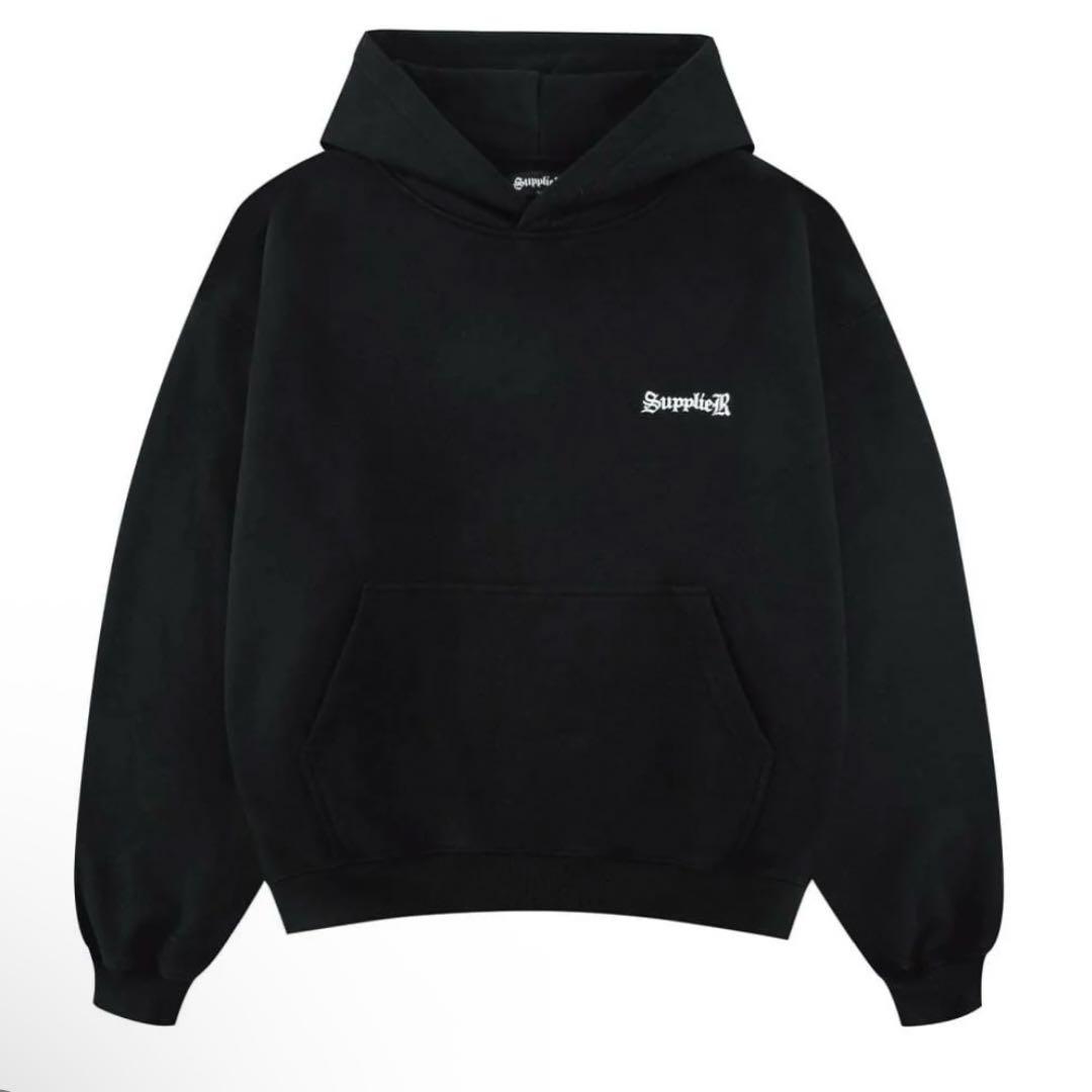 スケートボード SUPPLIER (Boxy Fit Cross Logo Hoodie) s
