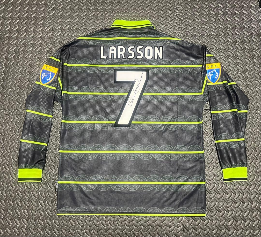 UMBRO LARSSON #7 セルティック　Celtic 直筆サイン
