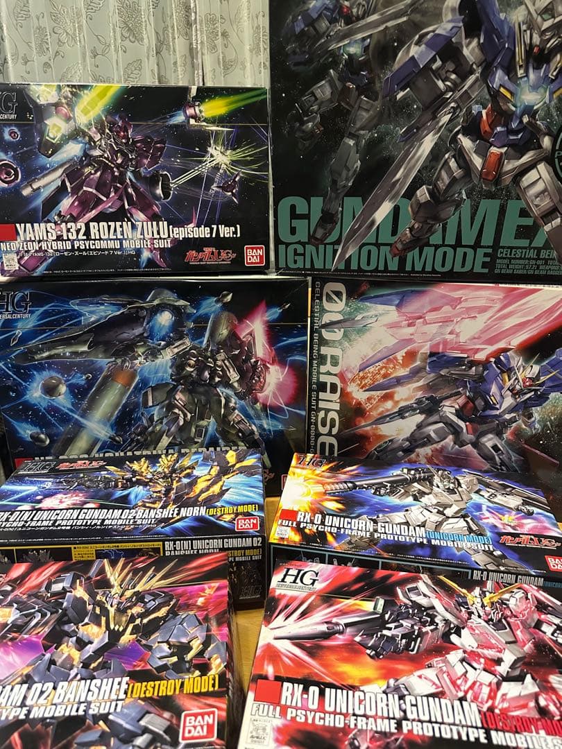 ガンプラまとめ売りセット ユニコーン HGダブルオーOO MG おまけマリーダ