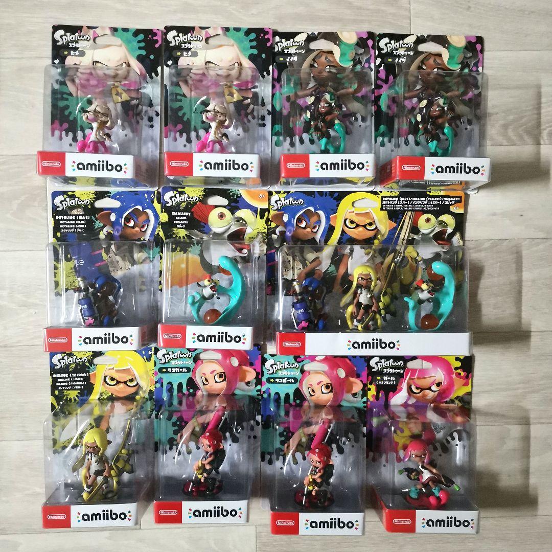 【12月26日まで値下げ中】amiibo スプラトゥーン各種　まとめ売り
